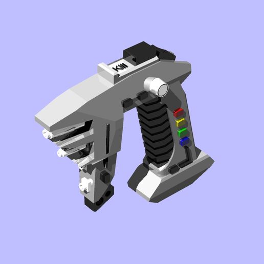 🛰 Space 1999 Assualt Stun Gun Pistol weapon Prop 3D Sci Fi・ STL File ...