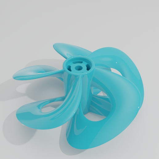 STL file Toroidal propeller for RC boat 🚁 ・3D printer design to ...