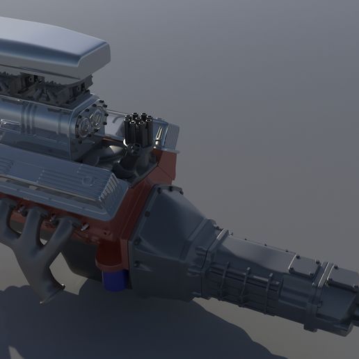 🚙 Chevrolet Big Block 454 Supercharger・ 3D File for ・Cults