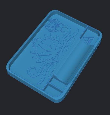 🌱 WEED TRAY GRINDERKING ...WEED TRAY 180X130X20 MM. ROLLING TRAY. EASY ...