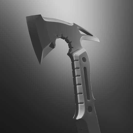 🪓 Leon Kennedy Axe from Residual Evil Requiem・ STL File for 3D printing ...