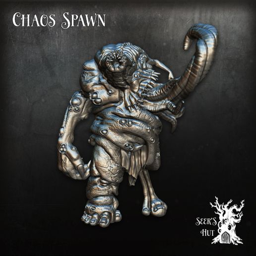 👹 Chaos Spawn・ STL File for 3D printing・Cults