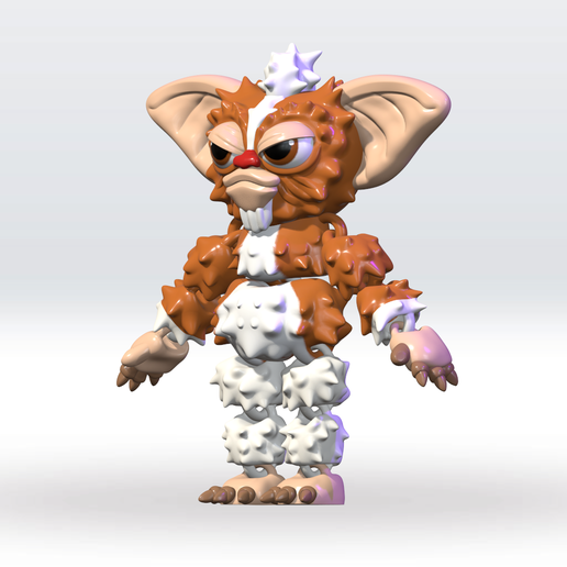 📁 Flexi Gremlins Stripe STL file 3mf Multicolor Articulated 3D Model ...