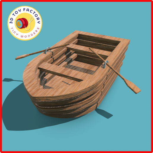 STL file Wooden Toy Boat 🪵 ・3D printable model to download・Cults