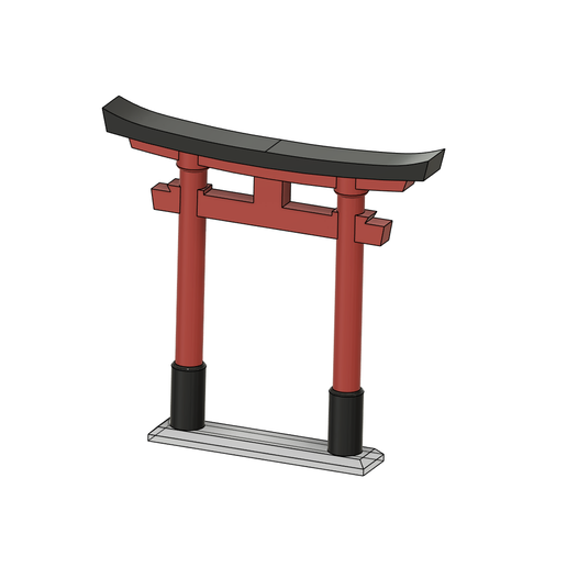 🇯🇵 Japan Torii (3 Piece Design)・Free STL File for 3D printing・Cults