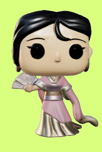 STL file Funko Pop Princess Mulan 👸 ・3D print design to download・Cults