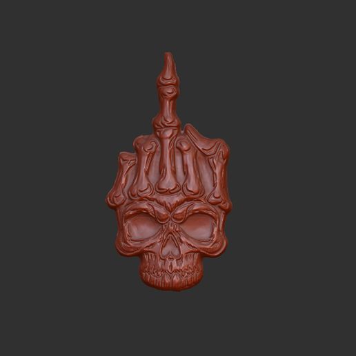STL file skull hand cnc model 💀 (OBJ)・3D printable design to download・Cults