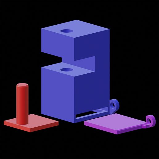 🧊 BDSM Ice Release Lock For Rope Or Chain Etc・ STL File for 3D printing ...