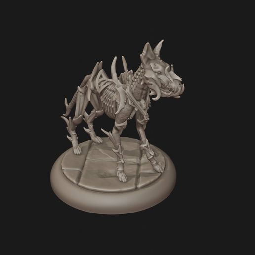 🐕 Undead Dog | DnD | by Deltorvik・ STL File for 3D printing・Cults