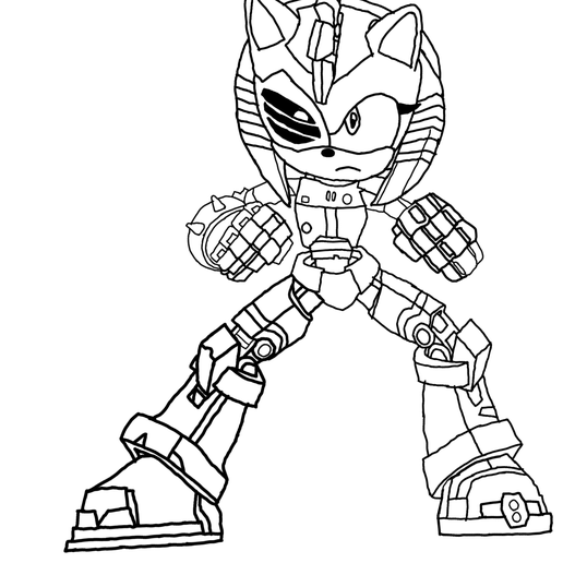 free metal sonic coloring pages