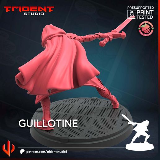 🎲 GUILLOTINE・ 3D File for 3D printing・Cults