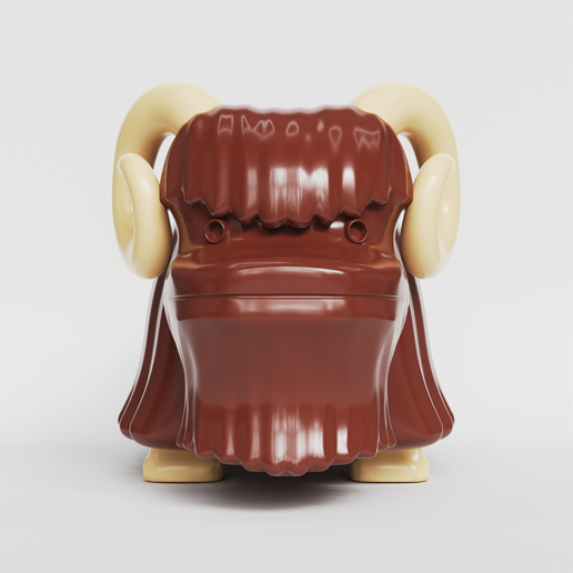 arquivo STL Bantha - The Complete Saga - 3D Printable Custom Minifigure ...
