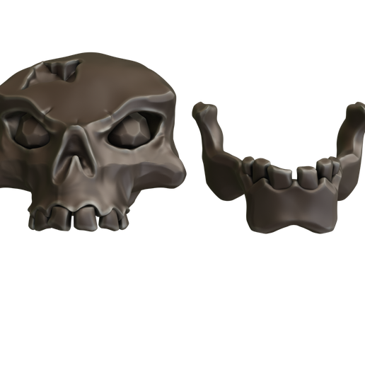 🌬️ Sea of thieves Ashen Wind Skull STL・ STL File for ・Cults