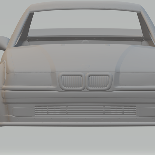 STL file bmw 325i sport rocket bunny 🚀 ・3D printer design to download・Cults