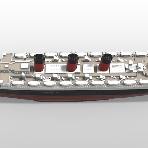 🌊 S.S. PARIS (1916/1929) ocean liner printable model - full hull and ...