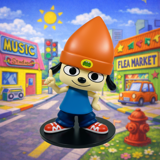 👾 PARAPPA THE RAPPER - 3D figure Infinity/Disney style・ STL File for 3D ...
