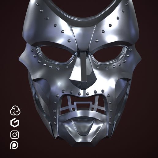 👾 DR DOOM MASK MARVEL・ STL File for 3D printing・Cults