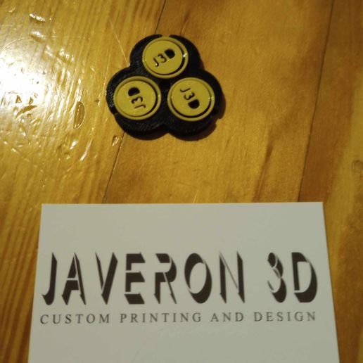 👌 Fidget Spinners- Javeron 3D, Pack 02, Emblems・ STEP File for 3D ...
