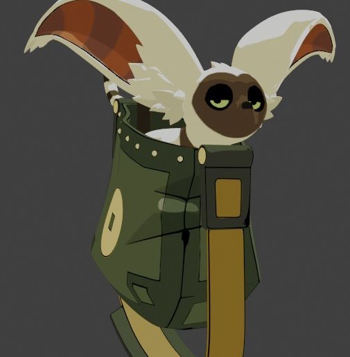 3D file Momo Messenger Back Bling 🔙 ・3D print design to download・Cults
