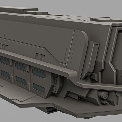 😇 Halo Punic Class Supercarrier (Halo Fleet Battles Redux)・ 3D File for ...