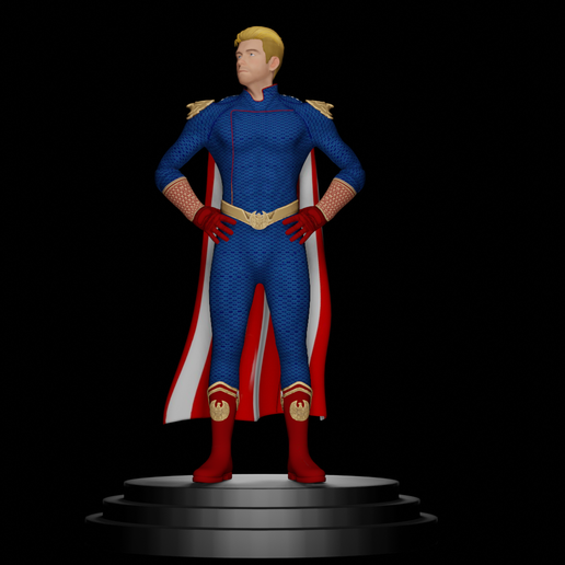 🧸 Homelander Rigged 3D Model – Fully Textured・ STL File for 3D printing ...