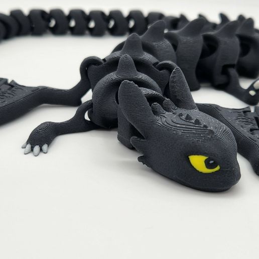 🐉 FLEXI TOOTHLESS & LIGHT FURY・ STL File for 3D printing・Cults