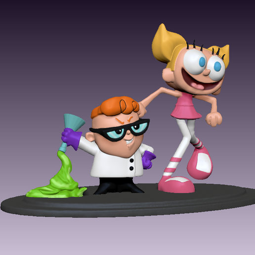 👾 dexter y didi del programa de dibujos animados el laboratorio de ...