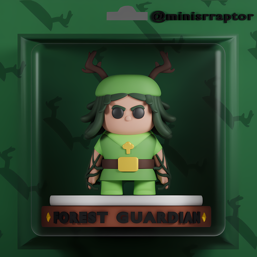 OBJ file 🌳 Forest Guardian 🌳 ・3D printable model to download・Cults