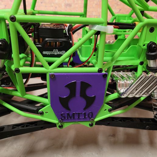 👽 4 AXIAL SMT10 CHASSIS SIDE PLATE・ STL File for ・Cults