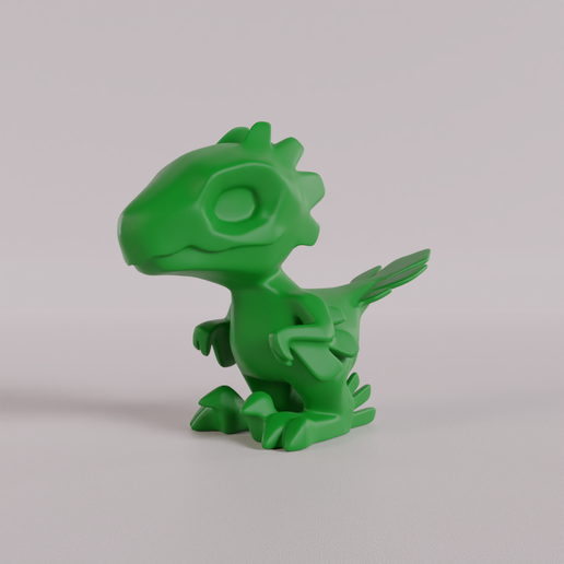 👶 baby raptor・ STL File for ・Cults