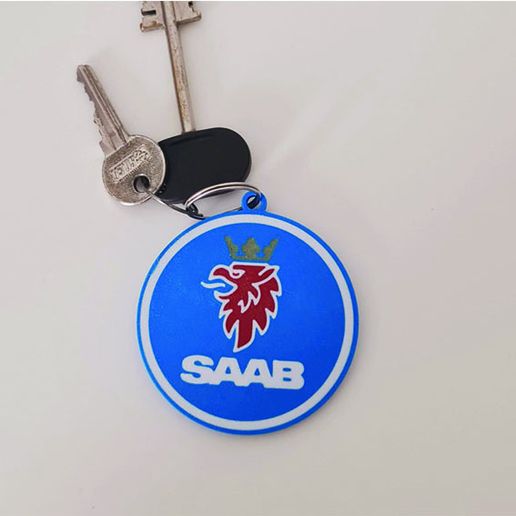 🗝️ Keychain: Saab II・ STL File for 3D printing・Cults