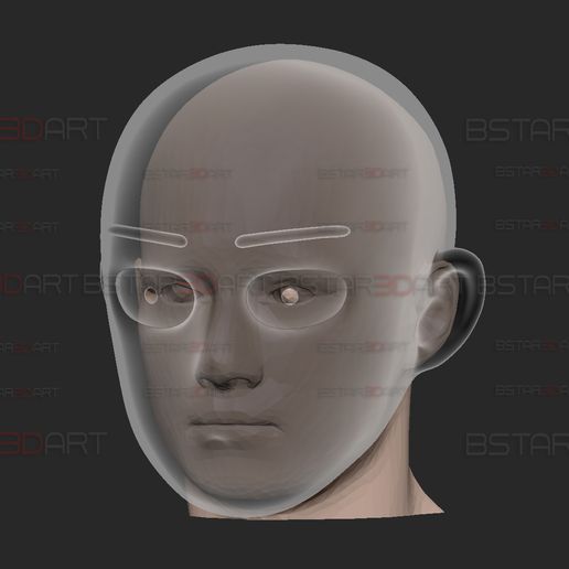👊 Saitama Head Mask Decor Wearable - One Punch Man Cosplay・ 3D File for ...