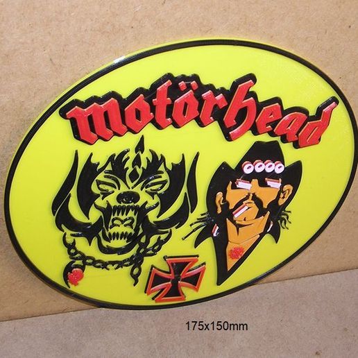 STL file Motorhead is a British rock and heavy metal band. 🪨 (GCODE)・3D ...
