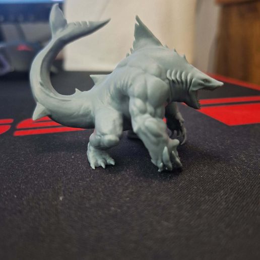 👹 Ogreshark | Fantasy Monster Miniature・Fichier STL pour Impression 3D ...