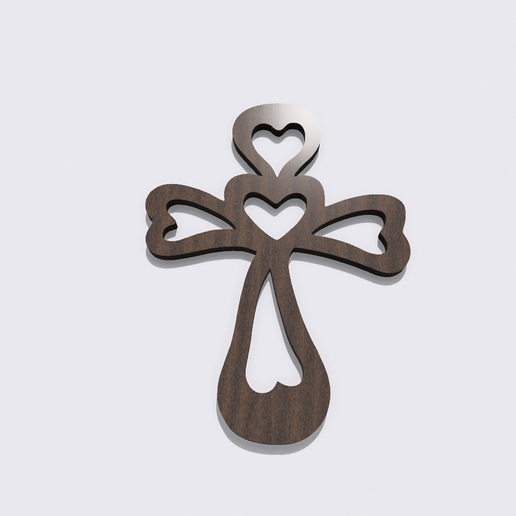 ️‍🔥 Christian Love Forever Cross, Cross made of Hearts, Everlasting ...