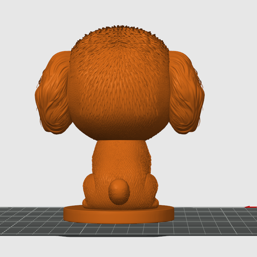 🐩 Poodle Bubblehead – Cute 3D Dog Model・ STL File for 3D printing・Cults
