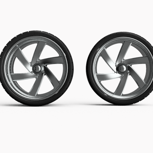 🛞 SIES WHEEL SET FOR 1/24 MODEL KIT - FROM FOOSE PORTFOLIO・ STL File ...