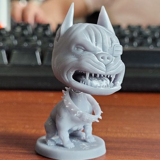 🚗 V's Bulldog Bobblehead・ STL File for 3D printing・Cults