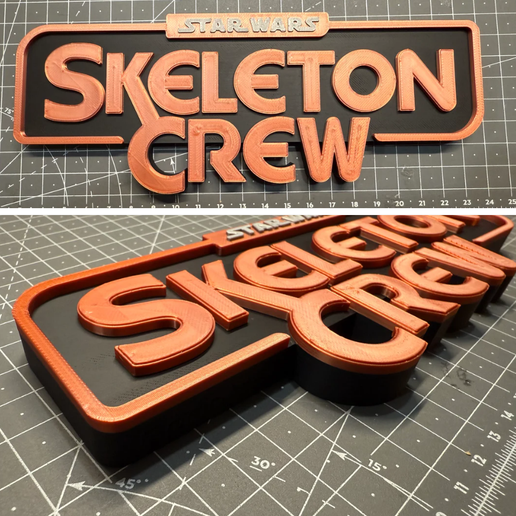 ⭐ 3D MULTICOLOR LOGO/SIGN - Star Wars: Skeleton Crew・3D Print with the ...