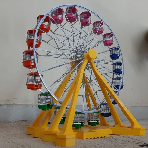 🎡 Ferris Wheel・ STL File for 3D printing・Cults
