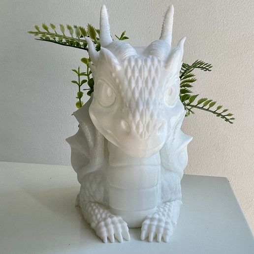 🐉 DRAGON PLANTER・ 3D File for 3D printing・Cults