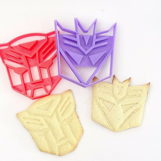 STL file cookie cutters cookie cutters transformers 🍪 ・3D printable ...