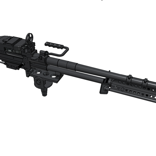 🔫 M60D Machine Gun Prop 1:1・ 3D File for 3D printing・Cults