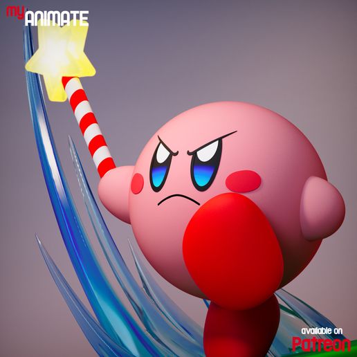 Archivo 3D KIRBY- 3D PRINTABLE FIGURE 🔗 ・Design para impresora 3D para ...