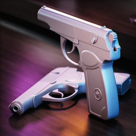 🔫 Makarov Pistol COD - Tarkov - Sovietic Gun - Adapted to print・ STL ...