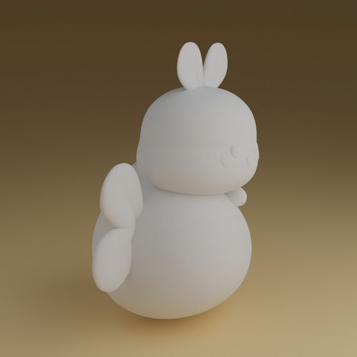 STL file Rabbit 🐇 ・3D print design to download・Cults