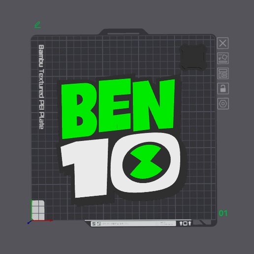 🖼️ Ben 10 Decorative Wall Picture - Unsupported Scalable STL File・ STL ...
