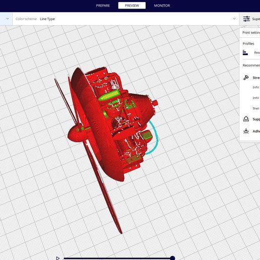 STL file Aircraft engine ️ ・3D printable model to download・Cults