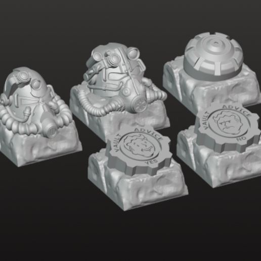 ⌨️ KEYCAP FALLOUT・Free STL File for 3D printing・Cults