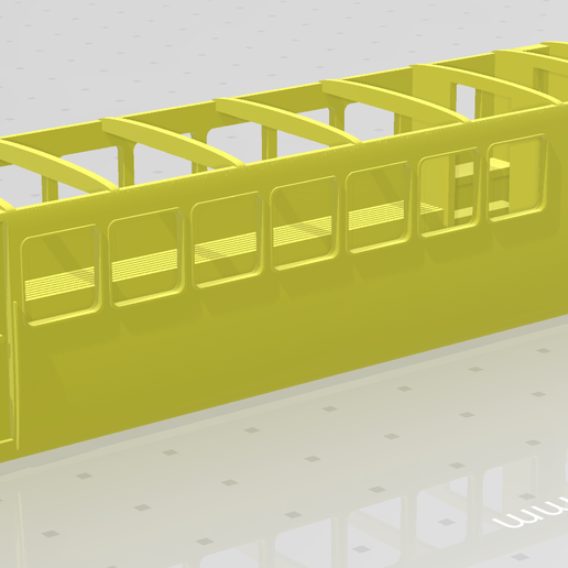 🚂 009 Narrow Gauge SLR Style Bogie Coach Pack・ STL File for 3D printing ...